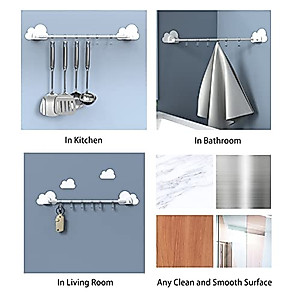 Baby Headband Organizer Scrunchies Holder Baby Girl Bow Display Ponytail Holder Wall Hanger with 10pcs Hooks