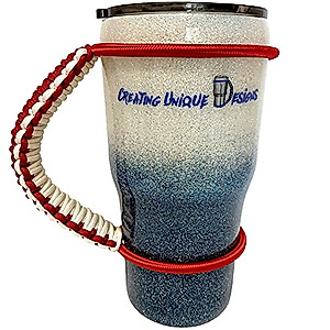 Creating Unique Designs Handmade Elastic Tumbler Handles 20 30 32 40 oz (Handle Only) (Arkansas college team)