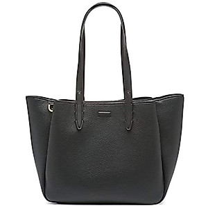 Calvin Klein Millie Novelty Tote, Black/Black