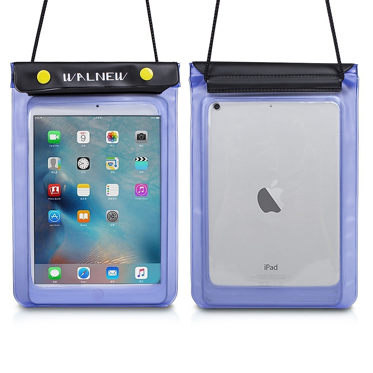 WALNEW Universal Waterproof eReader Protective Case Cover for Amazon All-New Kindle 2022/Kindle Paperwhite/Oasis/Keyboard/Kindle Fire 7, iPad Mini, Kobo Clara/Nia and more, Blue