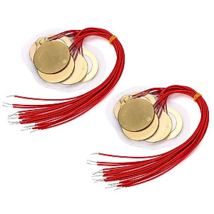 szzijia 20PCS 35mm Prewired Piezo Elements Buzzer Sounder Sensor Trigger Drum Disc
