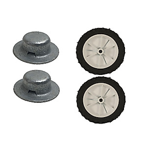 New (2) Genuine Toro 66-6510 Wheels 32112-14 Caps CCR2000 CCR2450 CCR3650 Snowblower + Full Model List in Description