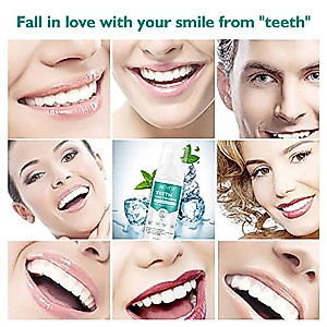 2 Pcs Mint Teeth Whitening Foam Toothpaste,Baking Soda Toothpaste,Ultra-Fine Mousse Foam Deep Clean Gums,Stain Removal,Oral Care Toothpaste Replacement