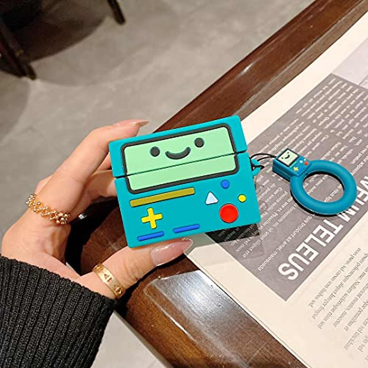 Wifantien 3D Game Player Case for AirPod Pro 2019/2022,3D Cute Cartoon Lovely Kawaii Women Girls Kids Fashion Game Player Shape Keychain Soft Case for Airpods Pro/Pro 2nd Gen 2022 (Game Player)