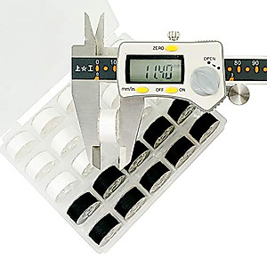 New brothread 25pcs 15White+10Black 60S/2(90WT) Prewound Bobbin Thread Plastic Size A SA156 for Embroidery and Sewing Machines DIY Embroidery Thread Sewing Thread Cottonized Soft Feel Polyester Thread