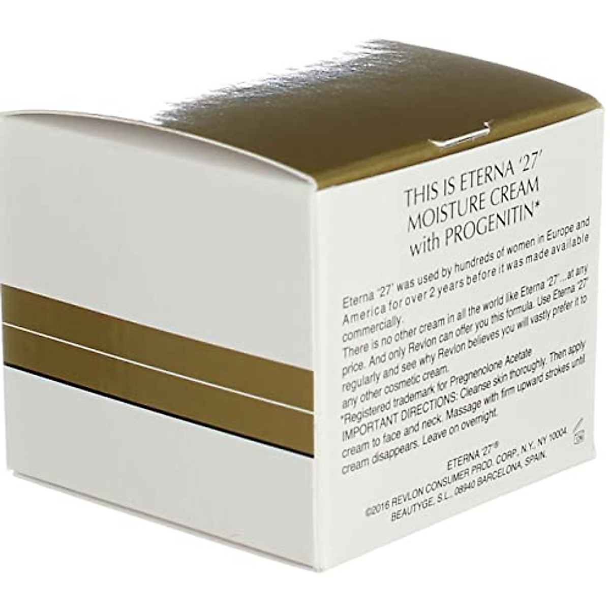 Revlon Eterna '27' Moisture Cream with Progenitin, 2 Ounce (Pack of 2)