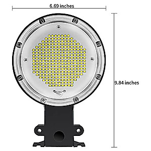 Area Lights Dusk to Dawn，80W Barn Light(800W Incandescent Equiv)12000LM Street Lighting，110V Wall lamp，Light Sensor Outdoor Waterproof IP65，Led Yard Light 5000K Daylight，5-Year Warranty Corridor lamp