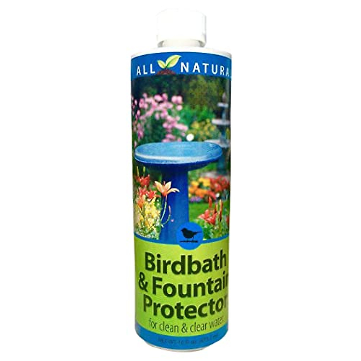 Birdbath & Fountain Protector 95566, 16 oz. for Clean and Clear Water, 16 Fl Oz (Pack of 1)