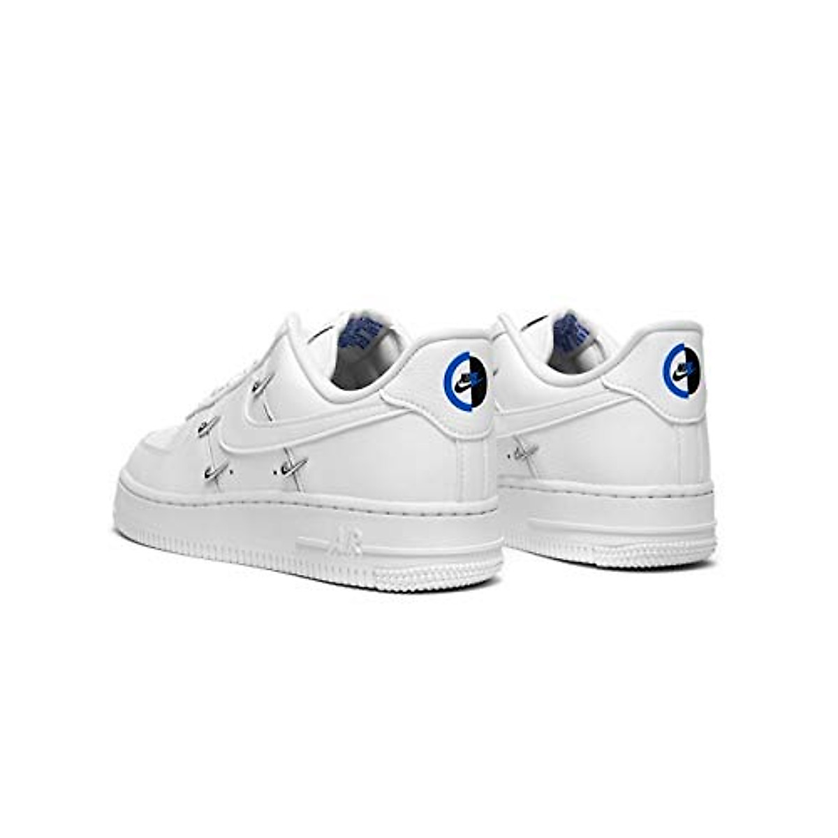 Nike Women's Air Force 1 '07 LX Trainers White, White/Hyper Royal/Black/White, 9
