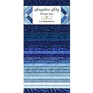 Wilmington Prints Sky-40 Karat Gems-Revised 9/17/19, Sapphire Sky