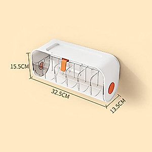 Wall-mounted underwear storage box drawer dorm wardrobe panties socks bra finishing storage artifact three-in-one wall mounted underwear storage wall mounted underwear socks storage box Plastic