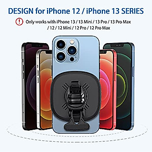 Magnetic Car Mount Charger, 【Upgraded Version】 CHGeek Wireless Car Charger Phone Mount Phone Vent Holder ONLY for iPhone 13/13 Mini / 13 Pro / 13 Pro Max / 12/12 Mini / 12 Pro / 12 Pro Max