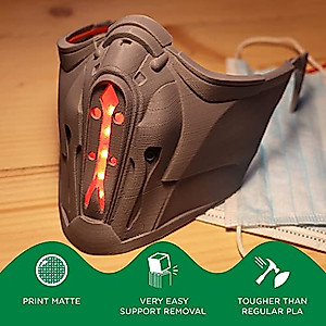 Polymaker Matte PLA Filament 1.75mm PLA Bundle of 2, 1kg Carton Spool PLA Filament 1.75 - PolyTerra PLA 3D Printer Filament Bundle, Print with Most 3D Printers Using 3D Filament, 2 Colors
