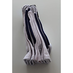 Adidas MENS Color-Block 3-Stripe Socks - Crew, 3-Pack (WHITE RED BLUE)