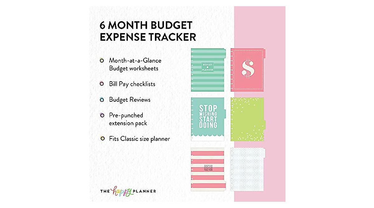 Happy Planner Budget Extension: Expense & Bill Tracker Pack