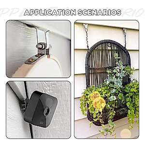 Gasuio 2024 New Vinyl Siding Hooks for Hanging Outdoor, Upgrade Heavy Duty Stainless Steel Hooks for Siding, No Hole Need Vinyl Siding Hooks Hangers for Hanging Outdoor Home Decor (#A1, 10PCS)