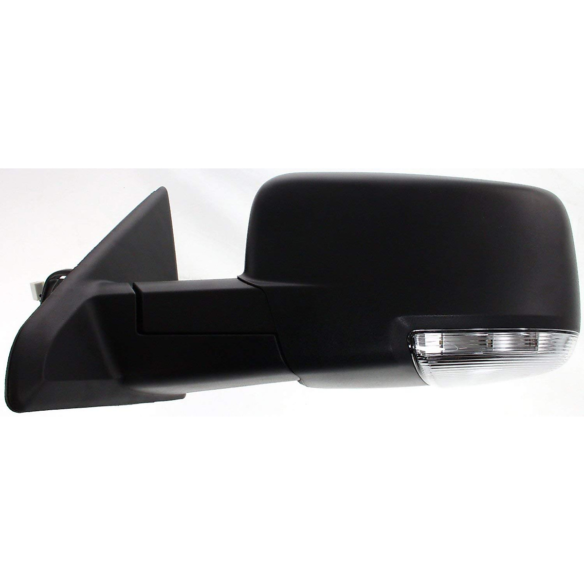 Kool Vue Left & Right Power Heated Door Mirrors Compatible With Dodge Ram 1500 2009 With Signal Light & Puddle Lamp; Without Memory Textured Pair