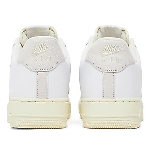 Nike Men's Air Force 1 '07 LX Basketball Shoes, White/Pale Vanilla-coconut M, 10