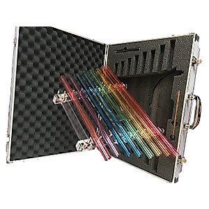 432HZ CDEFGABC Perfect Sound Therapy Crystal Harp-Perfect Musical Instrument with Free Alumina Carrying Box for Awakening/sound therapies