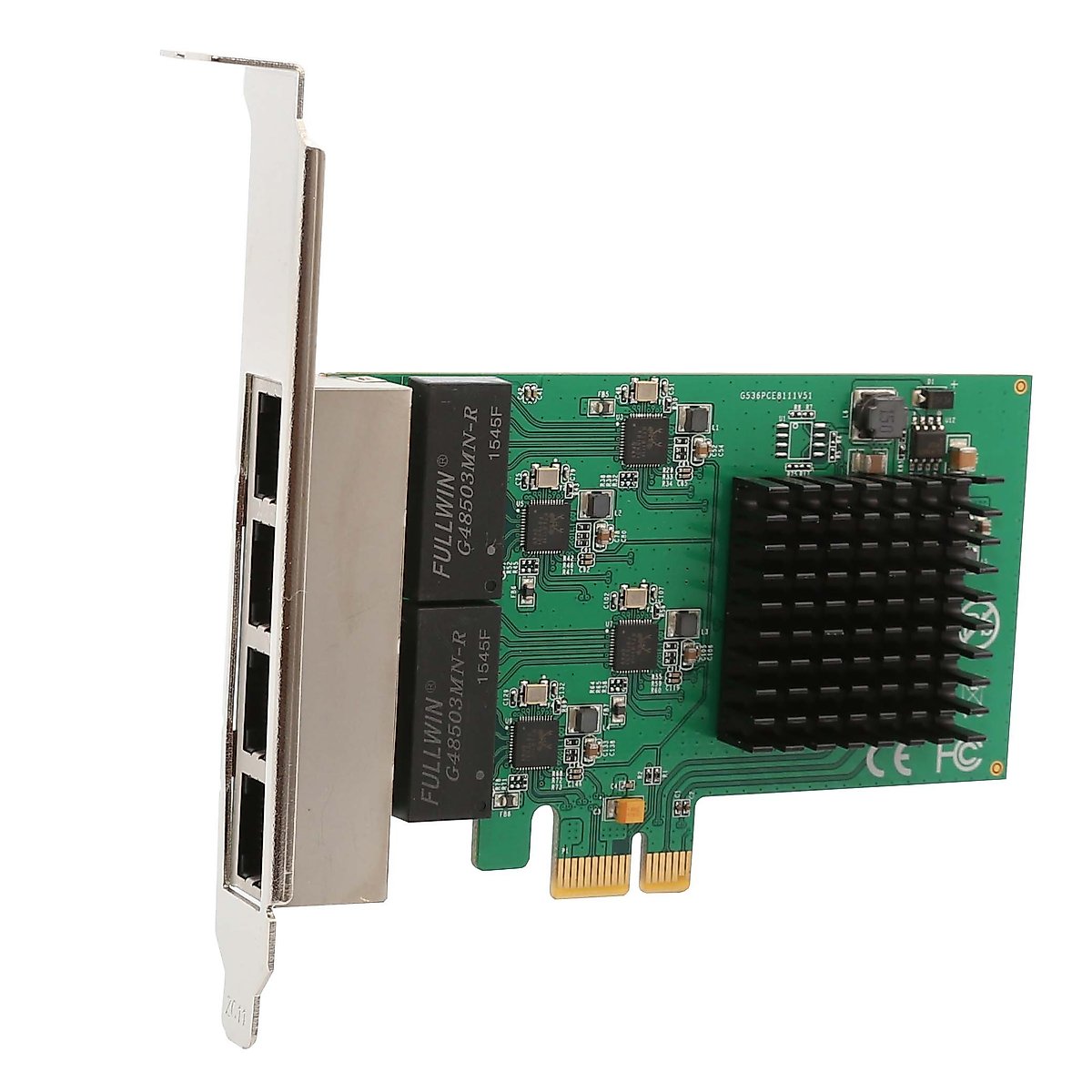 SYBA MULTIMEDIA 4 Port Gigabit Ethernet PCI-e X1 Network Interface Card (SI-PEX24042)