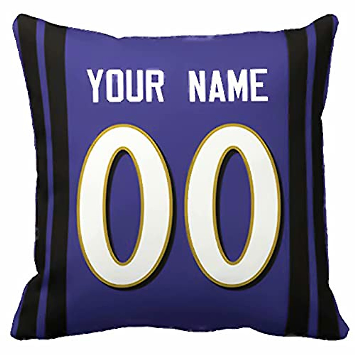Throw Pillow 2 Packs Custom Any Name and Number for Men Youth Boy Gift