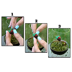 Magnetic Wine Glass Charms - Set of 6 Drink Markers - Unique Gift Idea for Her - Fun Birthday Present for Mom, Girlfriend, Best Friend, Sister, Aunt