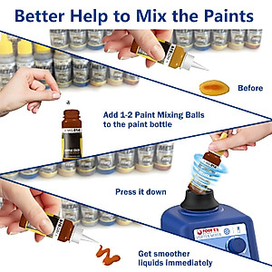 FOUR E'S SCIENTIFIC 200pcs 7/32in Mixing Balls, Accessories for Mini Vortex Mixer