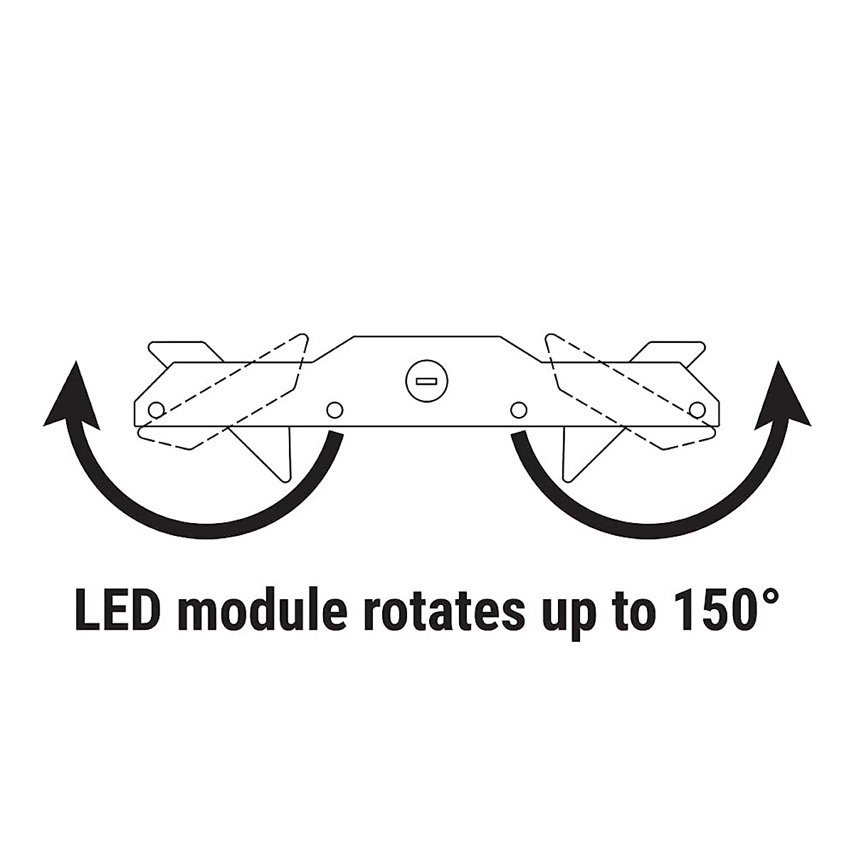 Metalux HBLAO2350C Highbay Linear w/Aimable Optics, White