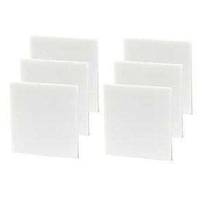 300Pcs Transparent Sticky Notes Clear Sticky Notes Waterproof self-Adhesive Translucent Sticky Notes