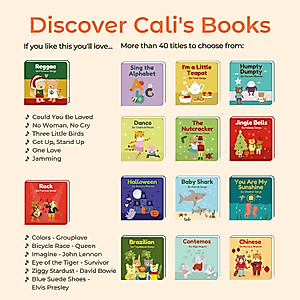 Cali's Books Dinosaur Book | ABC Learning for Toddlers | Sound Books for Toddlers 1-3 and 2-4 | ABC Song | Musical Books for Toddlers 1-3 (Dinosaur Alphabet)