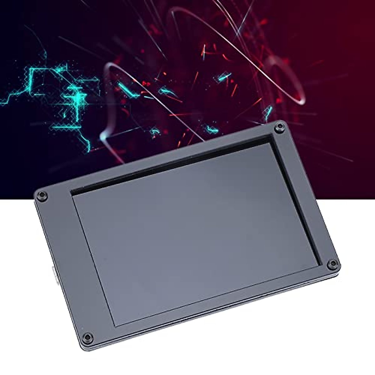 Oumefar IPS Secondary Screen, Brightness Adjustment Multi Theme PC Mini Monitor 3.5in for Computer Consumerelectronics
