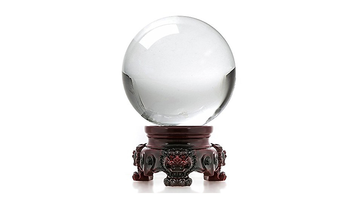 Amlong Crystal 3-Inch Clear Crystal Ball for Photography & Feng Shui