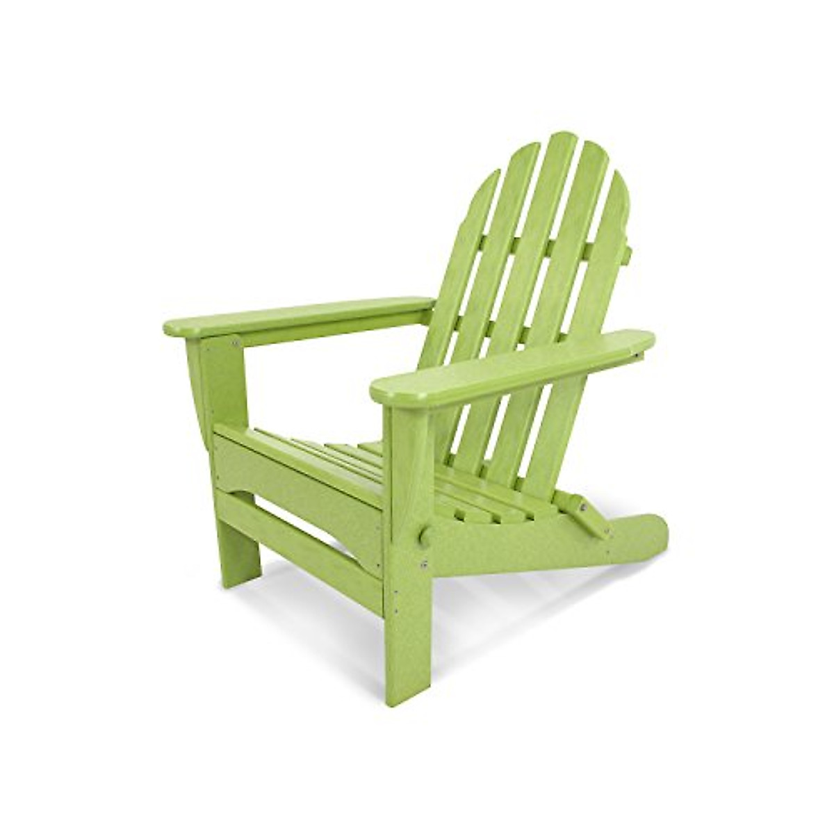 POLYWOOD AD5030LI Classic Folding Adirondack Chair, 29W x 35D x 34H, Lime