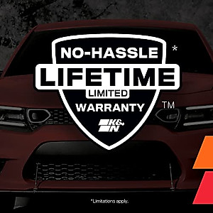 K&N Engine Air Filter: Increase Power & Towing, Washable, Premium, Replacement Air Filter: Compatible with 1994-2002 DODGE (Ram 2500, Ram 3500), 33-2056