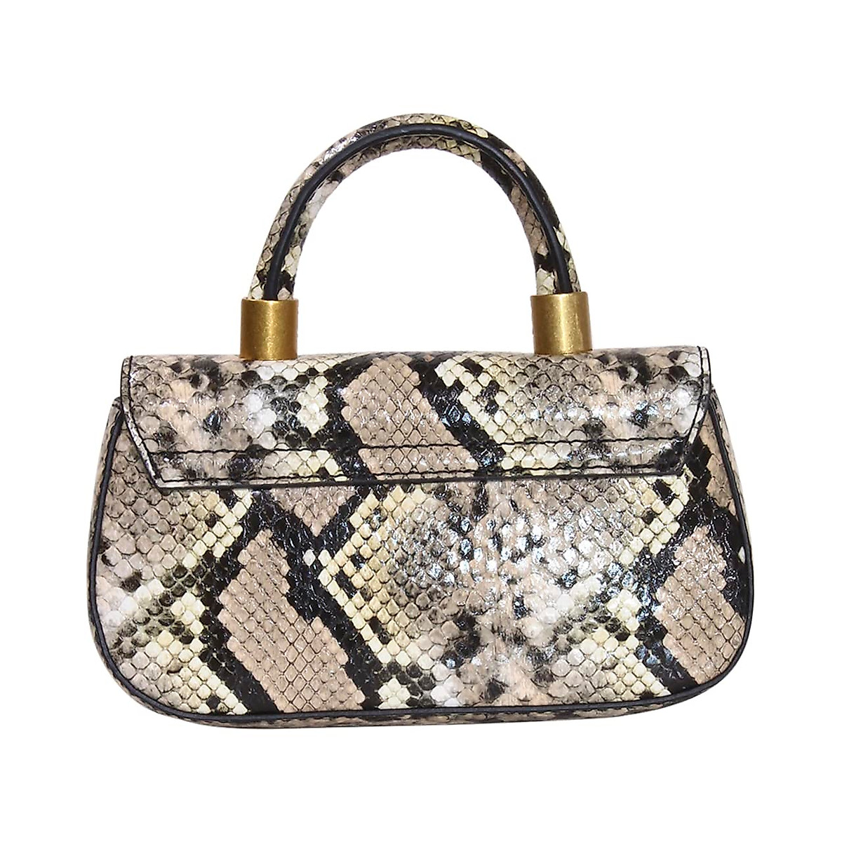 GUESS Nell Micro Mini Flap, Natural Python
