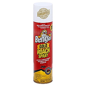 Bengal Gold Roach Spray – Bug Spray for 6 Months Active Cockroach Prevention – No Mess, No Odor Bug Spray – House Insect Killer – Indoor Cockroach Spray, 9oz