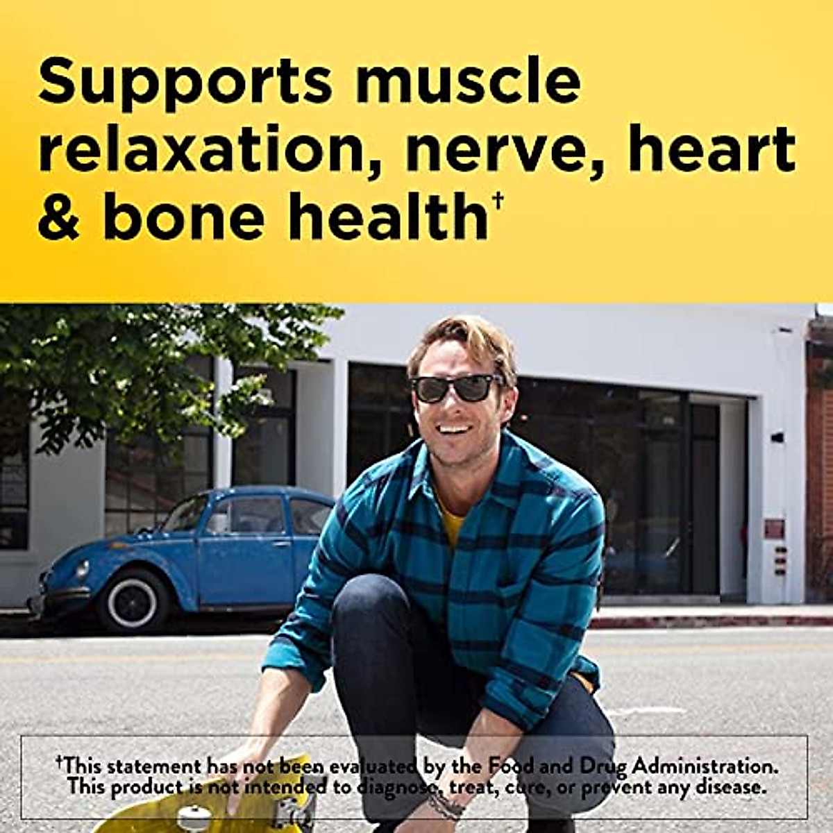 Nature Made Magnesium Oxide 250 mg, Dietary Supplement for Muscle Support, 200 Tablets (Pack of 3)