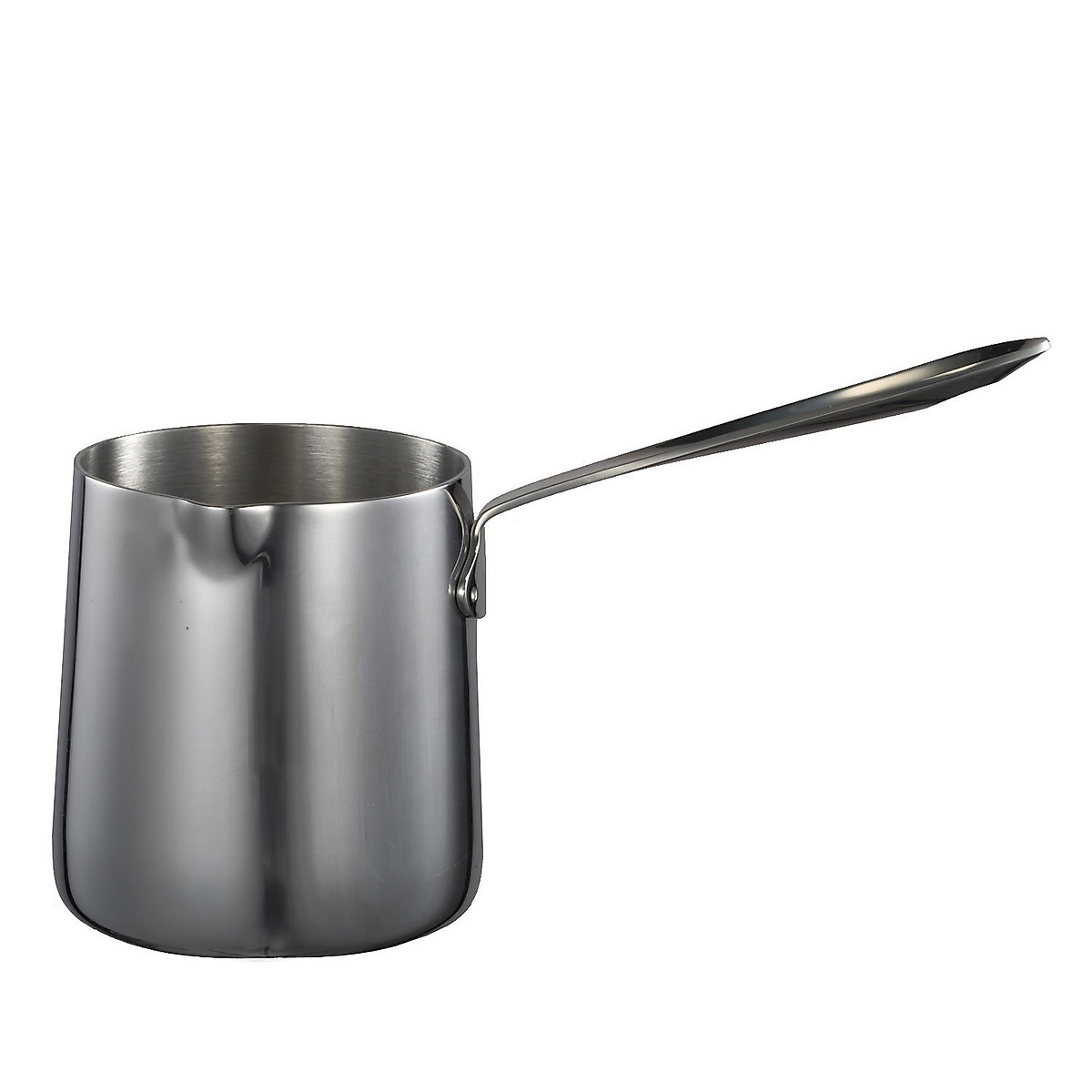 aooyaoo (12oz/370ml) Warmer Milk Pot Suitable For a Gas Cooker and an Induction Cooker 18/10 Stainless Steel Mimi Size