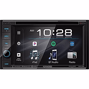 KENWOOD eXcelon DDX396BT Double DIN SiriusXM Ready Bluetooth in-Dash DVD/CD/AM/FM Car Stereo Receiver w/ 6.2" Touchscreen