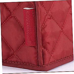 VILLCASE 1pc Bread Machine Cover Bread Toaster Bread Oven Bread Maker Cover Toaster Cover 4 Slice Four Slice Toaster Appliance Cover Red Electrical Appliance Household