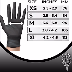 Blackwork Supply Latex Gloves 1000ct-Case, 100ct-Box, X-Small to X-Large | Non-Sterile Powder Free Medical Grade Exam Gloves (1, Extra Large)