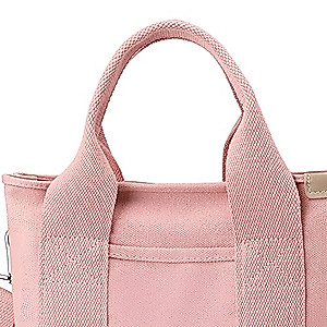 GETERUUV Tote Bag Women Small Satchel Bag Stylish Mini Tote Handbag Canvas Hobo Bag Fashion Crossbody Purse Bag Shoulder Bag Messenger Bags for Women