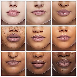 Lip Naturals® | Assorted Mini Lip Balm with Sunscreen (SPF-15) | Made in USA | 12-Count Pack with Bing Cherry, Tea Tree Mint, and Vanilla Bean Flavors (0.10oz/3g Each)