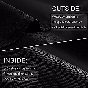 Jiesuo 36 inch Griddle Cover for Blackstone, 36 inch Flat Top Griddle Station Cover, Heavy Duty Waterproof Blackstone Griddle Cover 36 Inch