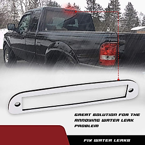 RUXIFEY 3rd Third Brake Light Gasket Seal Compatible with Ford F250 F350 F450 F550 Super Duty 1999 to 2016 High Mount Stop Lamp Assembly