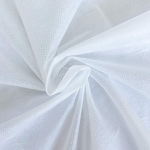 House2Home 60" x 3 yards Nonwoven 100% Polypropylene Fabric | Non-Woven Spunbond Interfacing for Sewing and Filters, 42 GSM (Medium Weight)