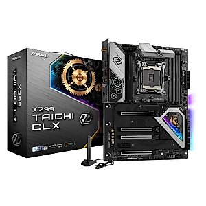 ASRock Motherboard X299 Taichi CLX LGA2066 X299 256GB DDR4 PCI Express SATA ATX Retail / X299 Taichi CLX /