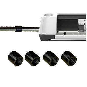 Kimalab 4-Pack Replacement for Cricut Maker / Cricut Machine Compatible, Rubber Wheel Mat Guide Rubber Roller/Wheel Pack Compatible with Cricut Accessories for Cricut Roller Repair