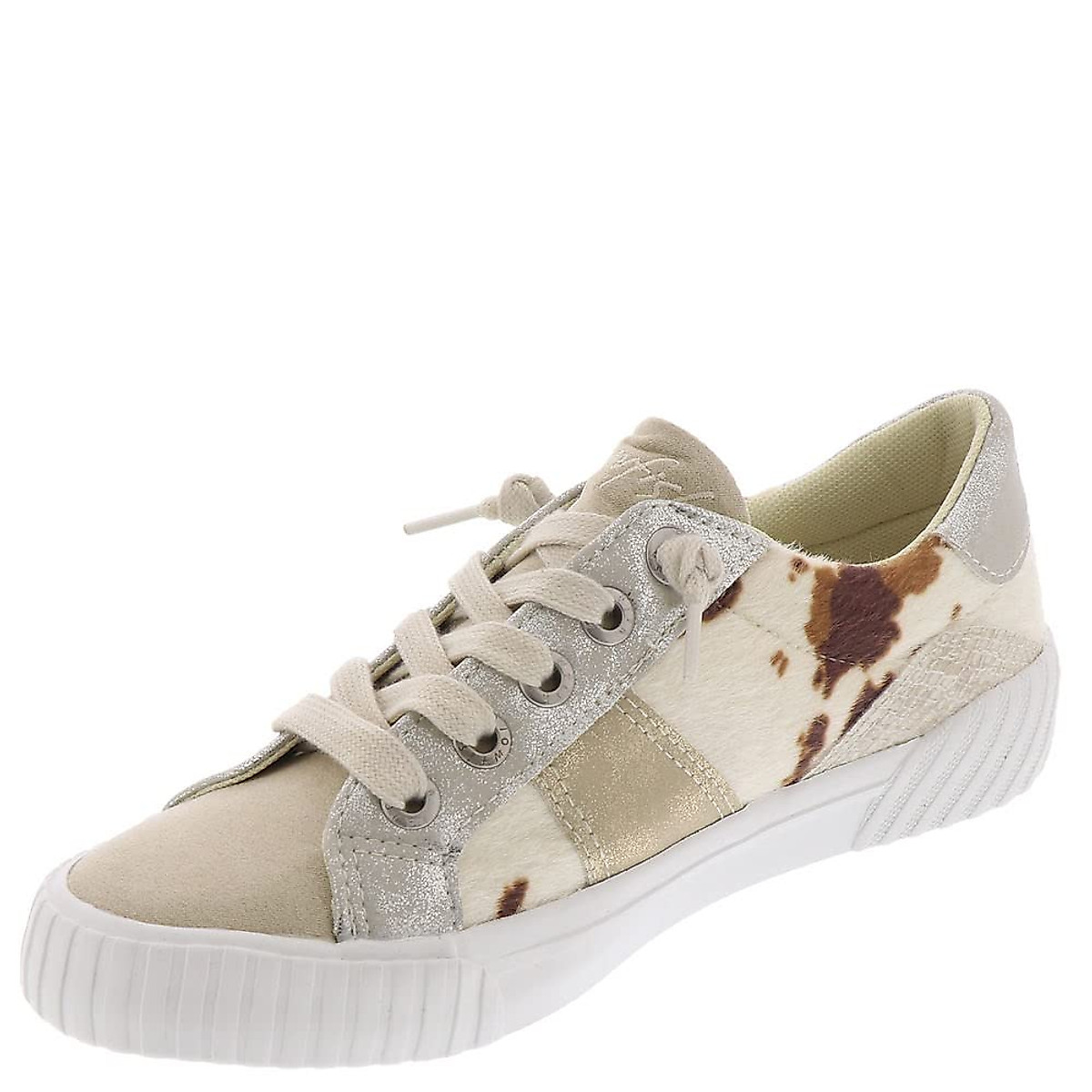 Blowfish Malibu Wave Cream Spots Pony/Anny/Ice Microsuede/Gold 7.5 M