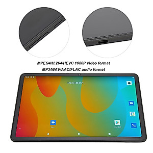 Septpenta 10.4 Inch HD Tablet, Octa Core High Speed Processing Chip, 2000X1200 Resolution 2K Full Screen, 5G/2.4G Dual Band Wireless Network 256Gb 8Gb, 4G LTE for Android 11(USA)